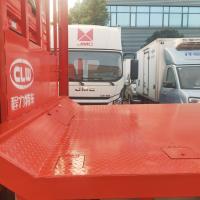 China HOWO Flatbed Excavator Mixer Transport Heavy Engineering Equipment Machinery Truck With Climbing Ladder for sale