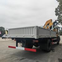 China Dongfeng Mounted Crane Mini Telescopic Boom Truck Mounted Knuckle Mobile Crane for sale
