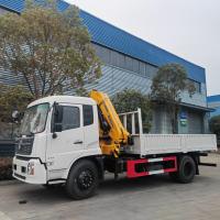 China Dongfeng Mounted Crane Mini Telescopic Boom Truck Mounted Knuckle Mobile Crane for sale