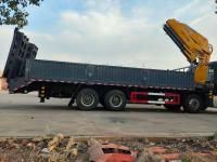 China Howo Truck Mounted 16ton Articulated Knuckle Boom Loader Crane Truck for sale