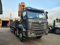 China Howo Truck Mounted 16ton Articulated Knuckle Boom Loader Crane Truck for sale