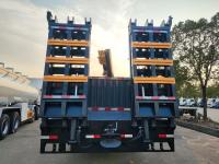 China Howo Truck Mounted 16ton Articulated Knuckle Boom Loader Crane Truck for sale