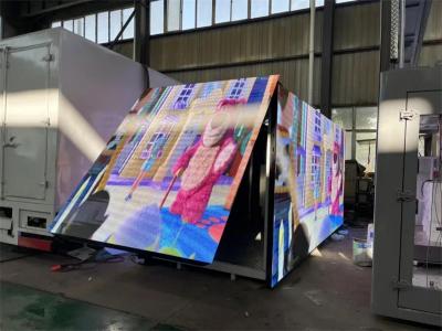 China New Design 3D Outdoor Borderless P4 LED Billboard Advertising Box for Truck And Vehicle for sale