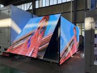 China New Design 3D Outdoor Borderless P4 LED Billboard Advertising Box for Truck And Vehicle for sale