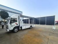 China Forland 4X2 Digital Billboard Advertising 3D Expandable Large Screen Mobile LED Screen Truck for sale