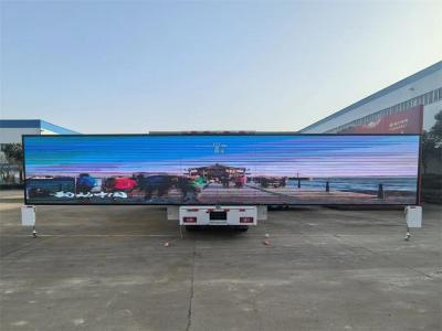 China Forland 4X2 Digital Billboard Advertising 3D Expandable Large Screen Mobile LED Screen Truck for sale