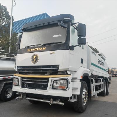 China Shacman Left Hand Drive Water Bowser Tanker Cannon Sprinkler Sprayer Transporting Truck for sale