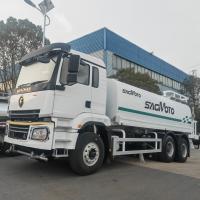 China Shacman Left Hand Drive Water Bowser Tanker Cannon Sprinkler Sprayer Transporting Truck for sale