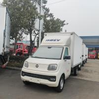China Foton EV Electrical Electric Refrigerated Mini Cargo Van Engine Refrigerator Freezer Truck for sale