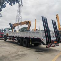 China CLW Truck With X CMG SQS300-4 Straing Crane Boom Camion Avec Grue Truck for sale