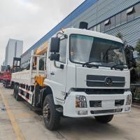 China CLW Truck With X CMG SQS300-4 Straing Crane Boom Camion Avec Grue Truck for sale