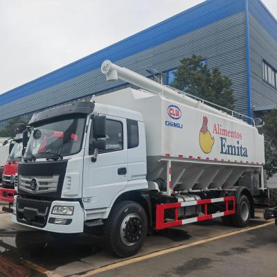China CLW Brand Ton Bulk Poultry Animal Feed Transportation Truck for sale