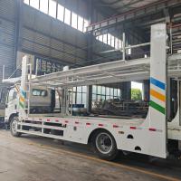 China Isuzu ELF 4x2 Double Deck Car Carrier Truck 3-4 Units Capacity Recovery Tow Truck for sale