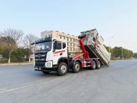 China Dongfeng 8x4 Heavy Duty Roll-off Garbage Truck 30 Ton Hook Lift Truck for sale