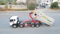 China Dongfeng 8x4 Heavy Duty Roll-off Garbage Truck 30 Ton Hook Lift Truck for sale