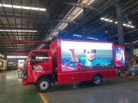 China Dongfeng 4x2 Mobile Digital LED Stage Truck with Onboard Generator and Hydraulic System for sale