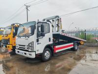 China ISUZU 4x2 Flatbed Wrecker Truck 3-5 Ton Rollback Tow Truck for sale