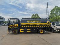 China HOWO Mobile Fuel Tanker Truck with Digital Dispenser and Hose Reel for On-Site Refueling Services for sale