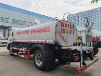 China Foton Aumark Stainless Steel Drinking Water Tanker Truck 5000L-8000L Potable Water Delivery Truck for sale