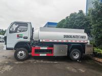 China CLW Brand 4x2 Stainless Steel Drinking Water Tanker Truck Food Grade Potable Water Bowser for sale