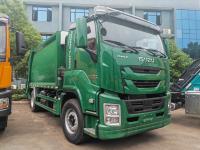 China ISUZU Giga Compactor Garbage Refuse Collection Bin Cleaning Truck for sale