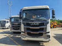 China JAC 4x2 Heavy Duty Cargo Truck with XCMG Knuckle Boom Crane Export to Panama Colon Free Zone for sale