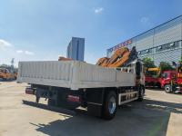 China JAC 4x2 Heavy Duty Cargo Truck with XCMG Knuckle Boom Crane Export to Panama Colon Free Zone for sale