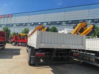 China JAC 4x2 Heavy Duty Cargo Truck with XCMG Knuckle Boom Crane Export to Panama Colon Free Zone for sale