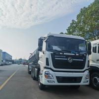 China Dongfeng Tractor Truck with 2-Axle Stainless Steel Tanker Semi Trailer for sale
