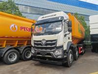 China Foton Auman 8x4 Bulk Feed Truck Exporting to Colombia for sale