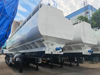 China 3 Axle 40–50 CBM Bulk Feed Semi Trailer with ISUZU Auxiliary Engine for Saudi Arabia for sale
