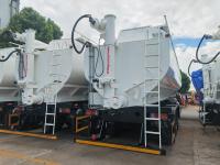 China 3 Axle 40–50 CBM Bulk Feed Semi Trailer with ISUZU Auxiliary Engine for Saudi Arabia for sale