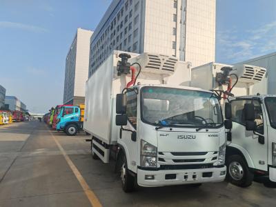 China ISUZU ELF KV100 Refrigerated Truck with Thermo King Unit & High Air Intake for sale