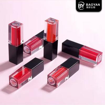 China Professional Shimmer Lip Gloss , Coral Liquid Long Wear Glossy Lipgloss for sale