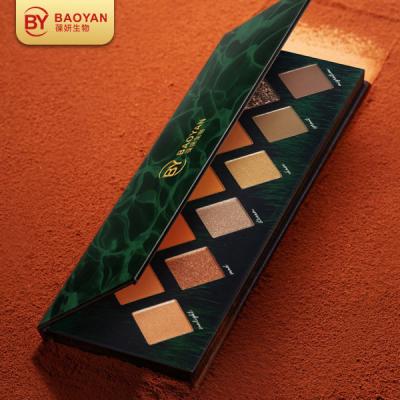 China Glitter High Pigmented Eyeshadow Palette 11 Colors Private Label Custom Logo for sale