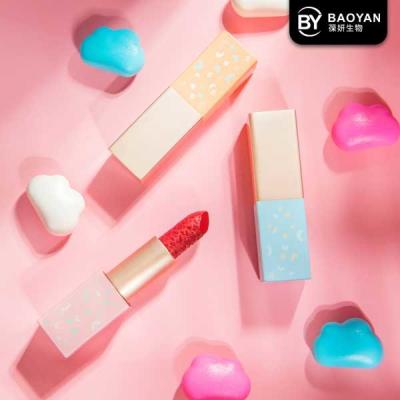 China Colorful Vegan Matte Waterproof Lipstick Custom Cute Tube Private Label for sale