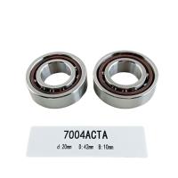 China Single Row 20*42*12mm Angular Contact Ball Bearing 7004AC for Radial Load Direction for sale