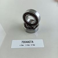 China Single Row 20*42*12mm Angular Contact Ball Bearing 7004AC for Radial Load Direction for sale