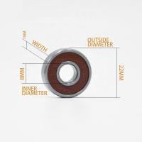 China Miniature Bearing 608DDUCM 8*22*7mm Chrome Steel Deep Groove Ball Bearing 608-2RS for sale