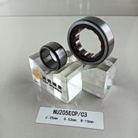 China Single Row 25*52*15mm Cylindrical Roller Bearing for Lubricate Grease or Oil Lubricated for sale