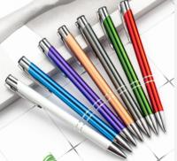 China Newly luxury Metal Pen Office ball point pen business metal pen in different colors Pen with custom logo for sale