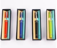 China Metal pen with Gift box Pen for stationery store metal advertising signature pen iridium business gift pen laser logo for sale
