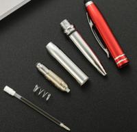 China Supply of LED light pens, touch aluminum tube light pens,  school metal pen with aluminum poles Advertising pen for sale