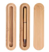 China Environmentally friendly pen bamboo advertising pens with gift box,bamboo pen with laser logo for sale