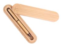 China Environmentally friendly pen bamboo advertising pens with gift box,bamboo pen with laser logo for sale