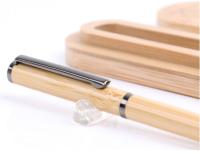 China Environmentally friendly pen bamboo advertising pens with gift box,bamboo pen with laser logo for sale