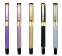 China Newly Business Pen with Customized Logo Metal Bead Pen Signature Gift Pen Black Set Pen with Gift Box for sale
