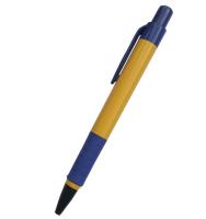 China Fancy plastic ballpoint pens for promotion, blue refill, push type, Student pen advertising pens for sale