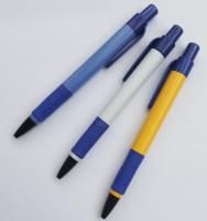 China Fancy plastic ballpoint pens for promotion, blue refill, push type, Student pen advertising pens for sale