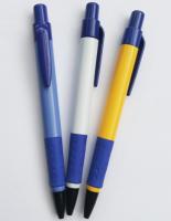 China Fancy plastic ballpoint pens for promotion, blue refill, push type, Student pen advertising pens for sale